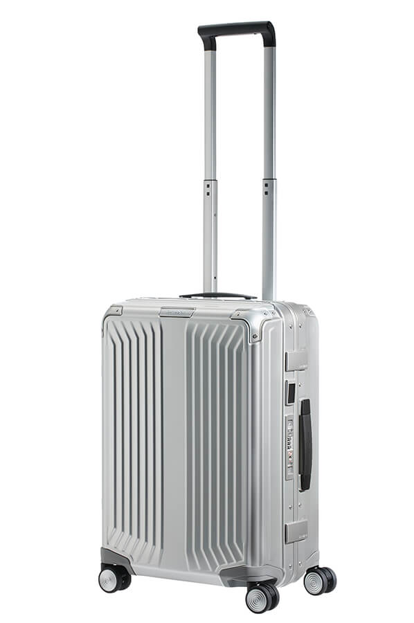 Samsonite Lite-Box Alu Spinner (4 wheels) 55cm Aluminium | Rolling Luggage