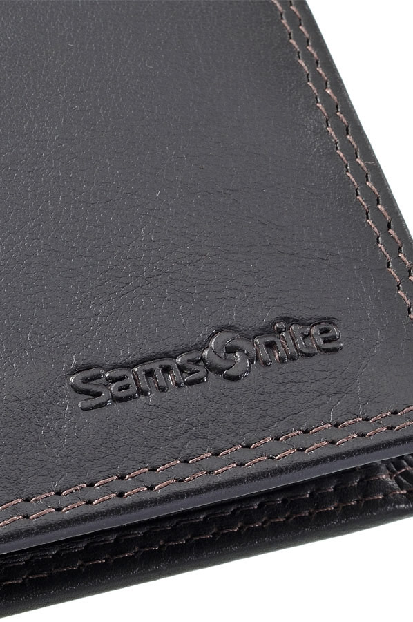 Samsonite Attack SLG Wallet Zip Around M Dark Brown - samsonite.co.uk